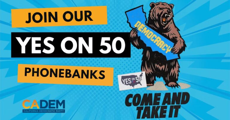 YES on Prop 50 Phonebank - Riverside County Democratic Party